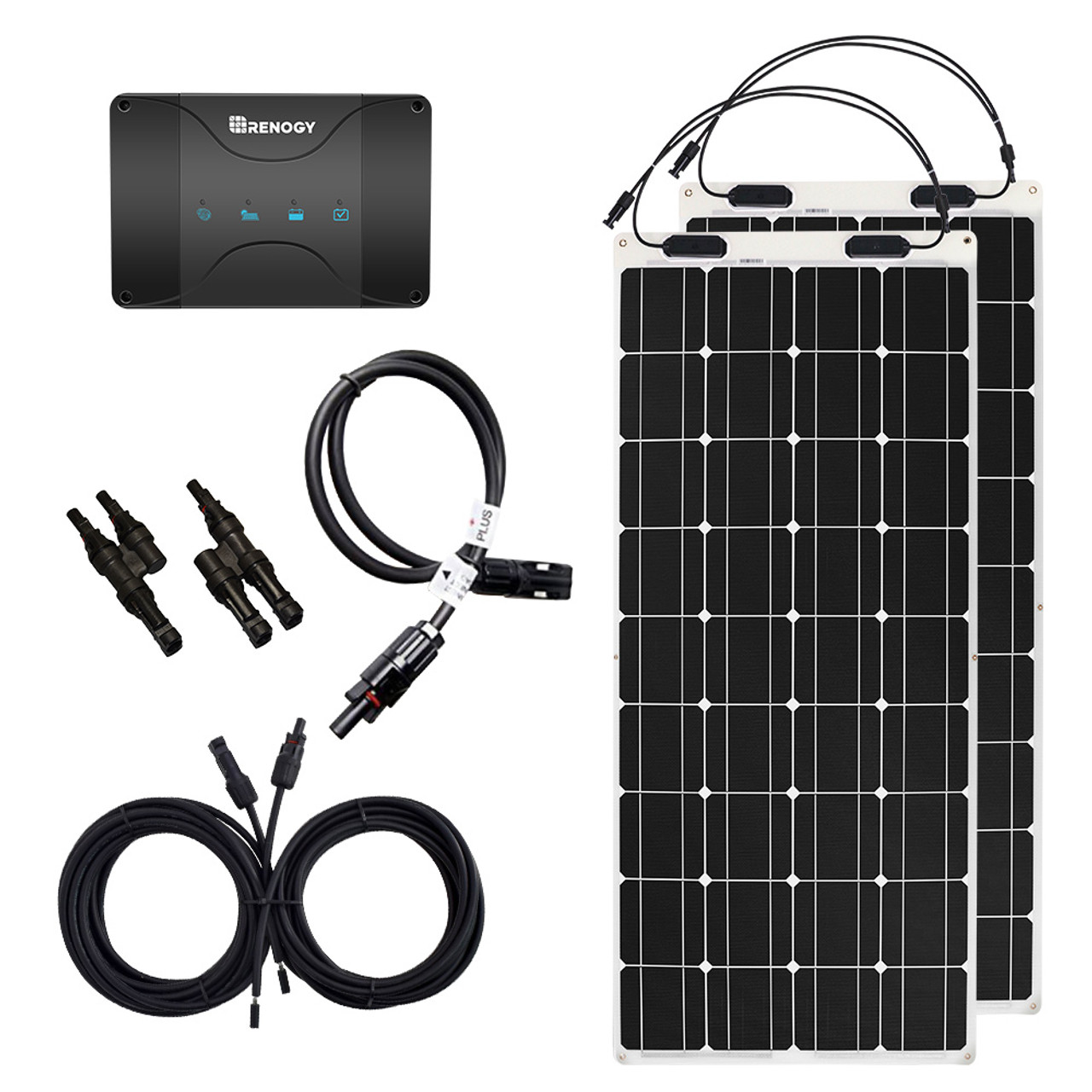 12V 50A Dual Battery Charging 200W Solar Flex Bundle - IMLCORP